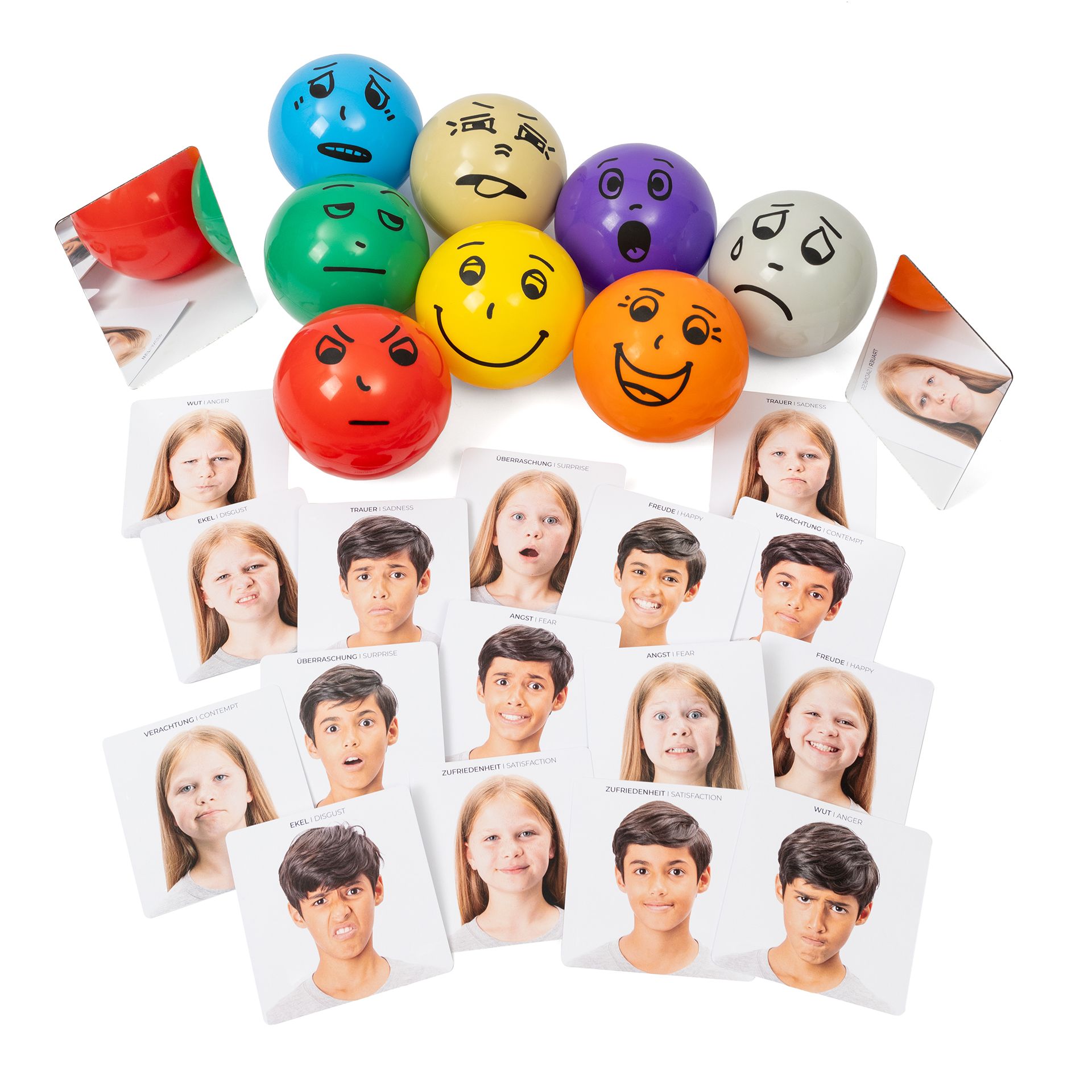 Set Feely Pelotas de emociones | 8 emociones coloridas | KRAFT