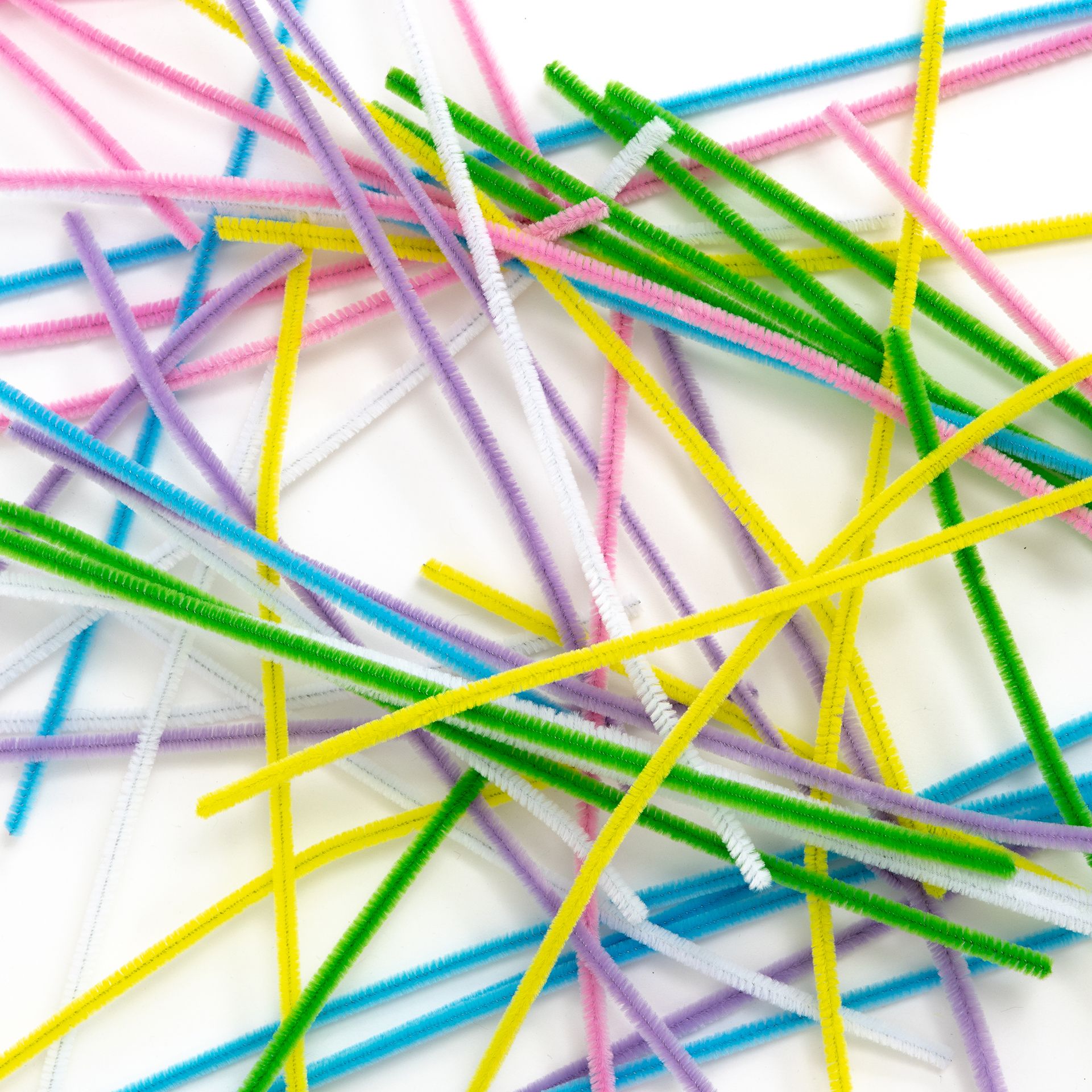 Pipe Cleaners | 6 Pastel Colors Set | KRAFT